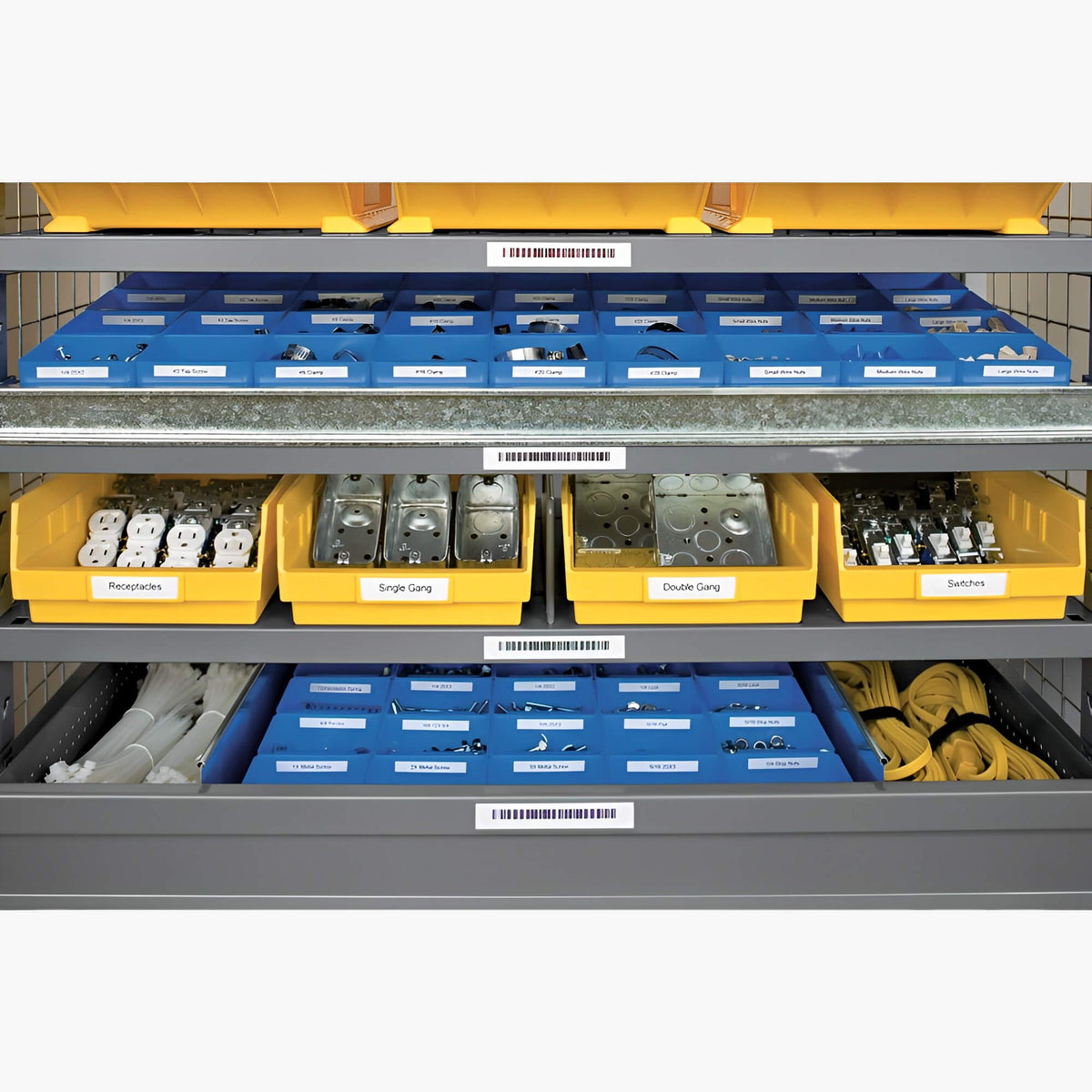 DYMO Label Nylon Sort på Hvit 24mm 3.5m S0773840 - Industri etiketter ...