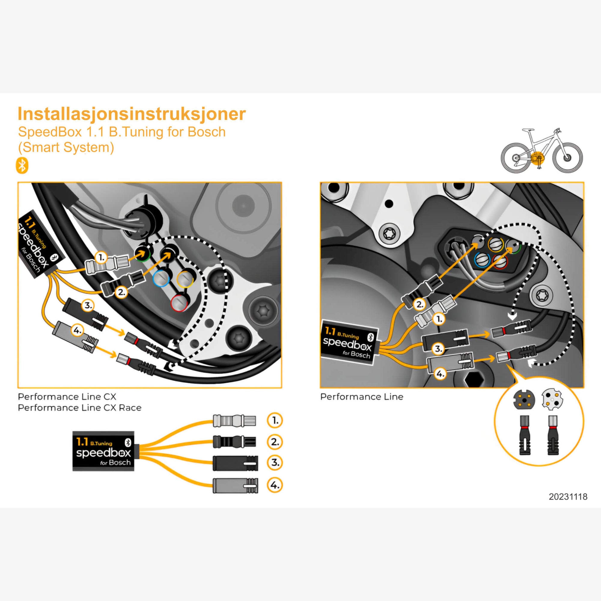 SpeedBox 1.0 for Bosch V2 EL-SYKKELTRIM - for Bosch Smart System (2022 ...